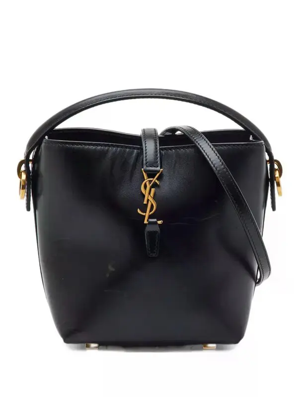 Saint Laurent 2024 Mini Le 37 Bucket Bag - Black