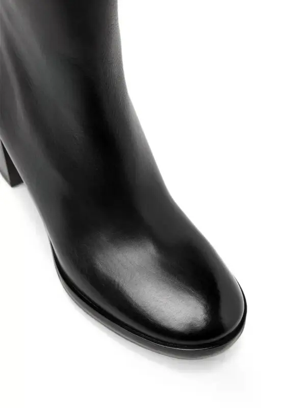 Marsèll Leather Side-zip Ankle Boots