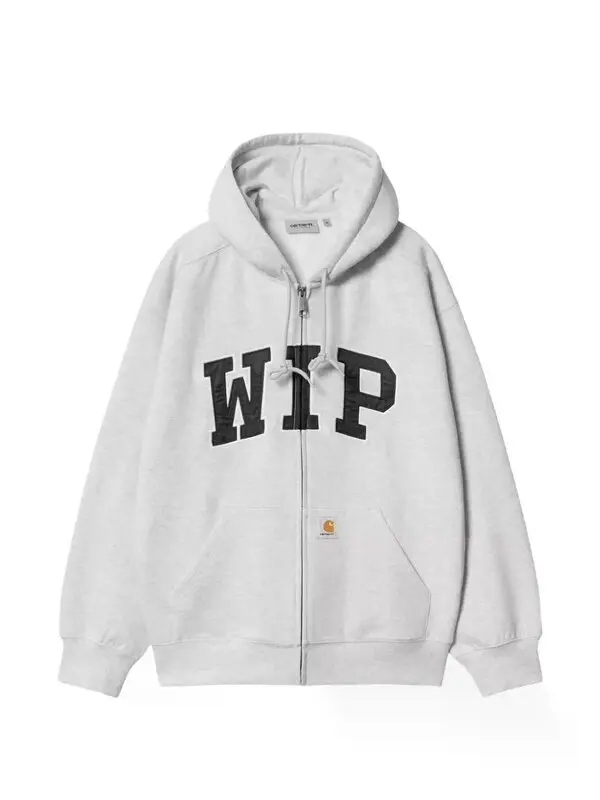 Carhartt Work In Progress Logo-appliqué Zip-up Hoodie