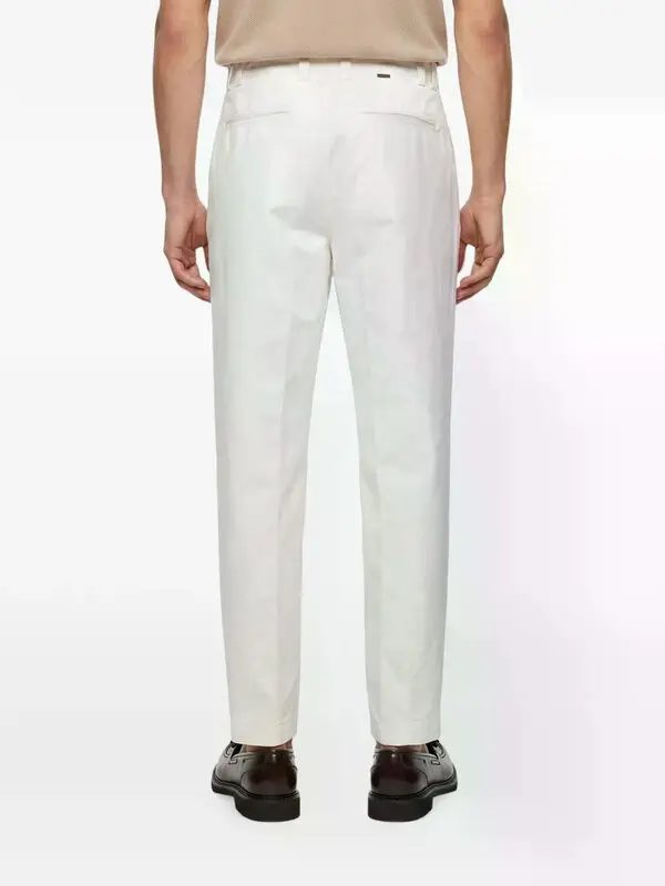 Canali Pleated Straight-leg Trousers