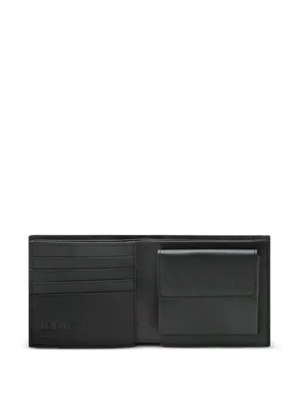 Loewe Flag Bifold Coin Wallet In Classic Calfskin