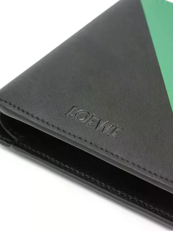 Loewe Flag Bifold Coin Wallet In Classic Calfskin