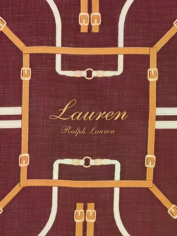 Ralph Lauren Equestrian-print Scarf - Red