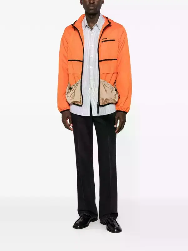 Marni Contrast-trim Track Jacket - Orange