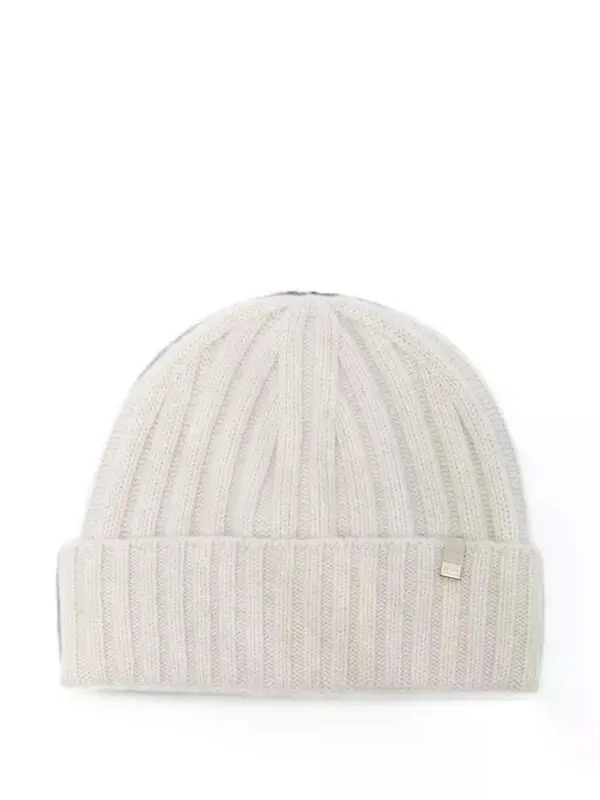 Herno Ribbed-knit Beanie Hat