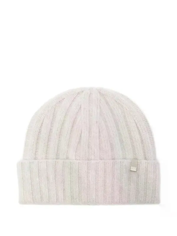 Herno Ribbed-knit Beanie Hat - Neutrals
