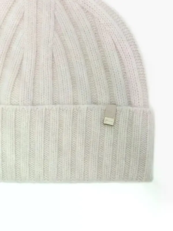 Herno Ribbed-knit Beanie Hat - Neutrals