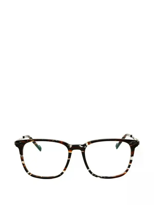ZEISS Tortoiseshell-effect Rectangle-frame Glasses - Brown