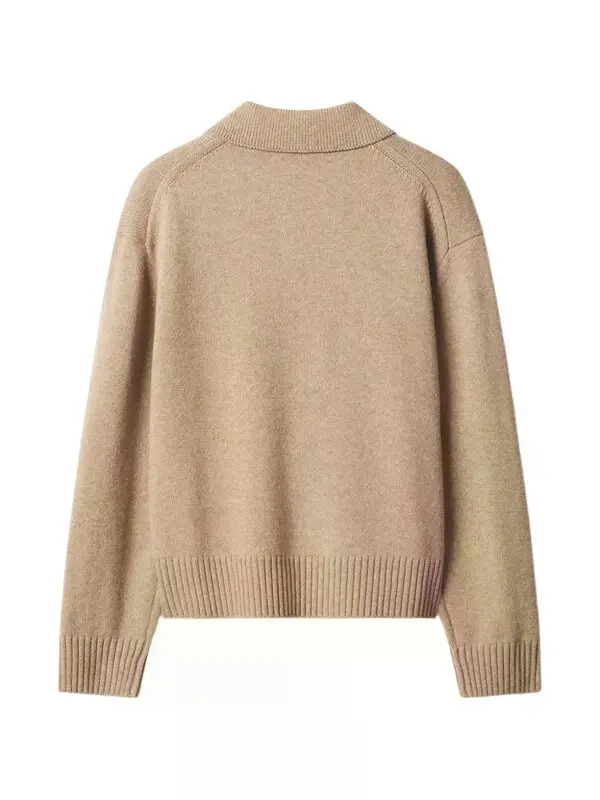 Maison Kitsuné Fox-head Intarsia-knit Sweater