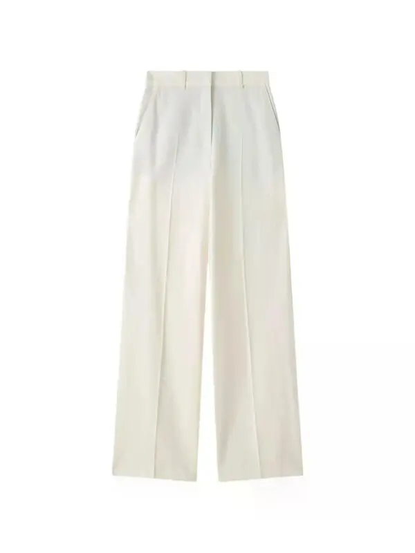 JOSEPH Hawley Wide-leg Trousers - White
