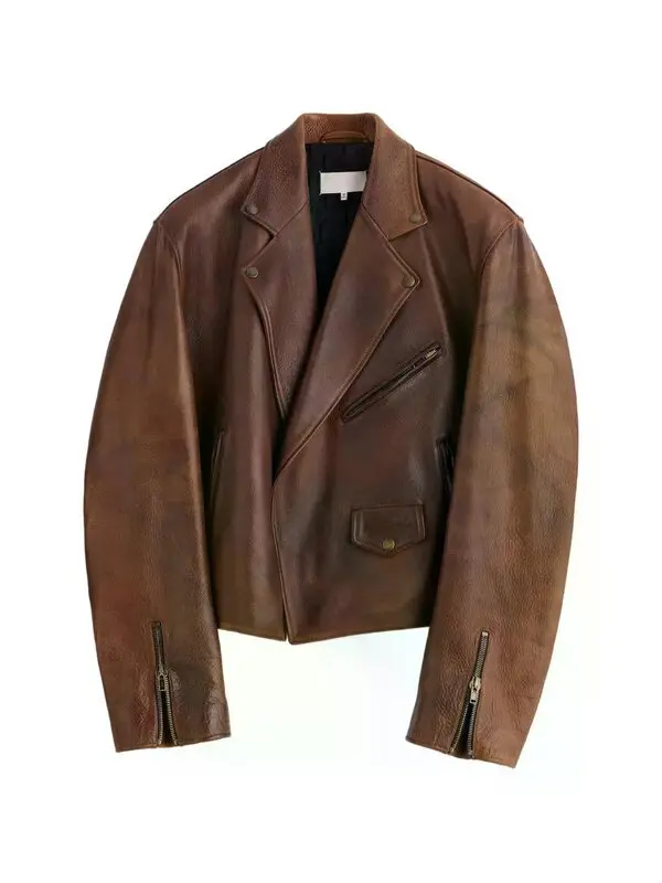 MAISON MARGIELA Biker Leather Jacket