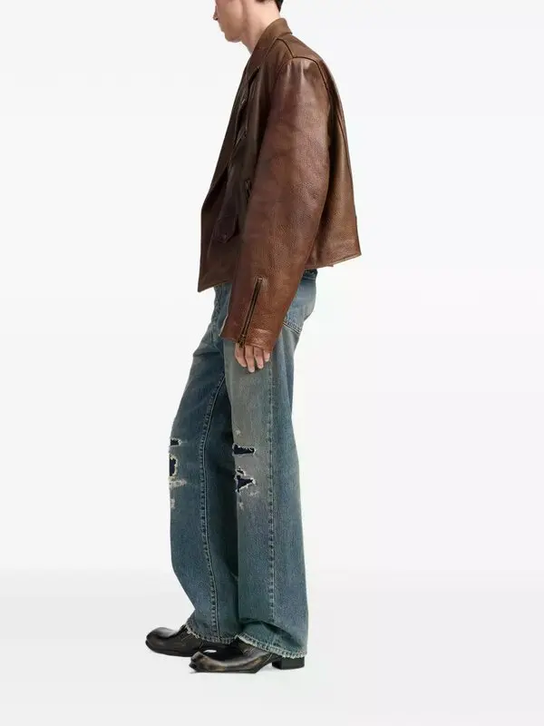 MAISON MARGIELA Biker Leather Jacket