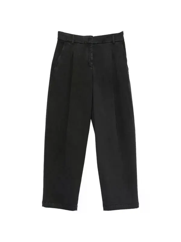VIA MASINI 80 Pleated Straight-leg Trousers