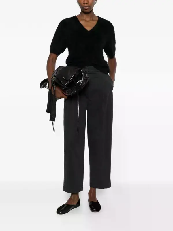 VIA MASINI 80 Pleated Straight-leg Trousers