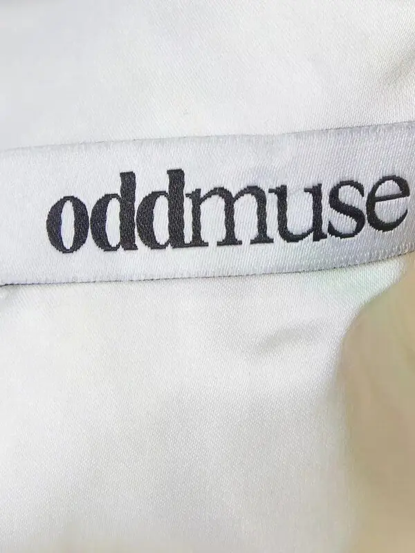 Oddmuse Button-embellished Midi Dress