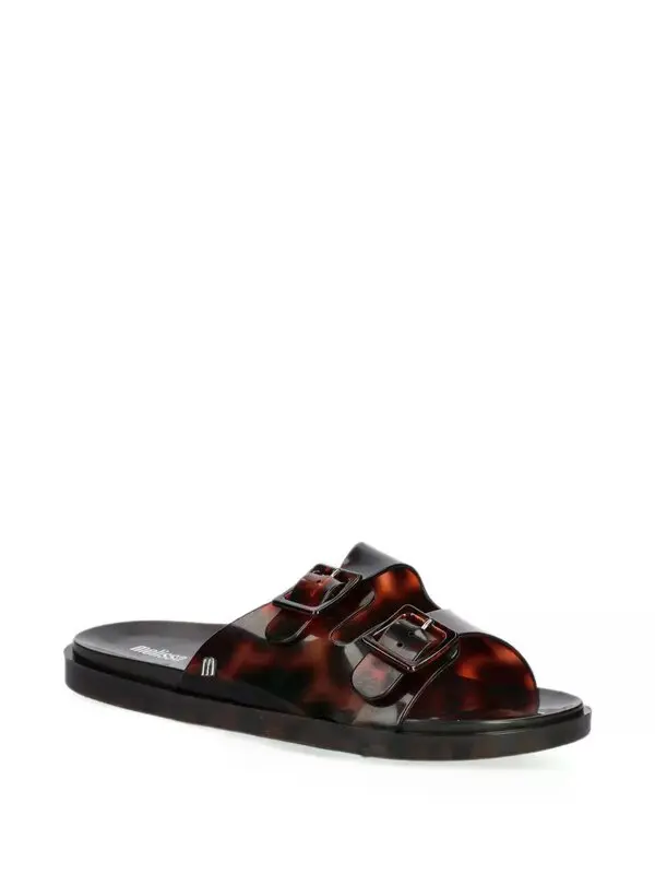 Melissa Tortoiseshell-effect Buckle-fastening Slides