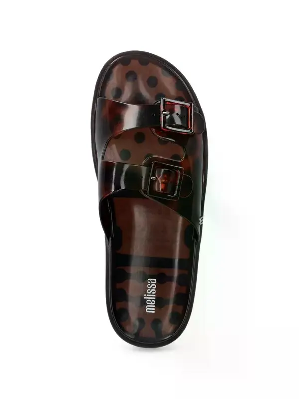 Melissa Tortoiseshell-effect Buckle-fastening Slides