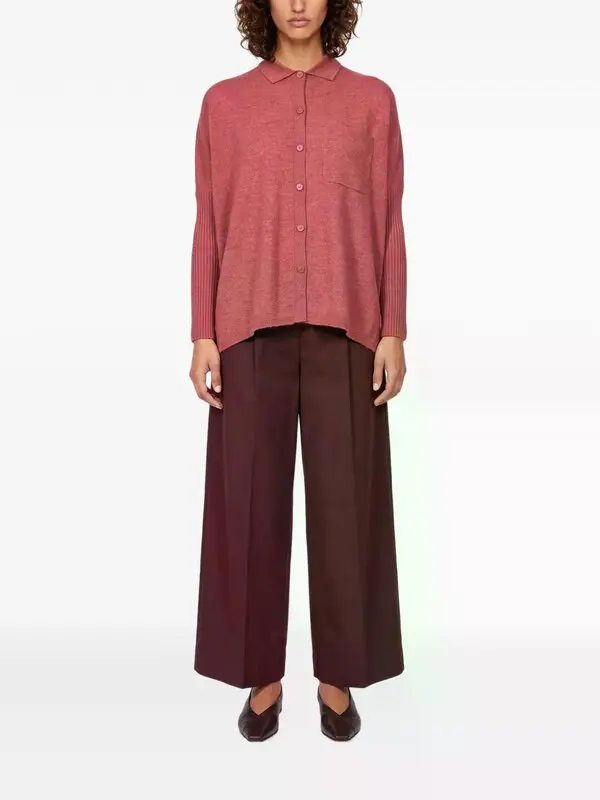 GOTHA Andrea Button-up Chest-pocket Sweater