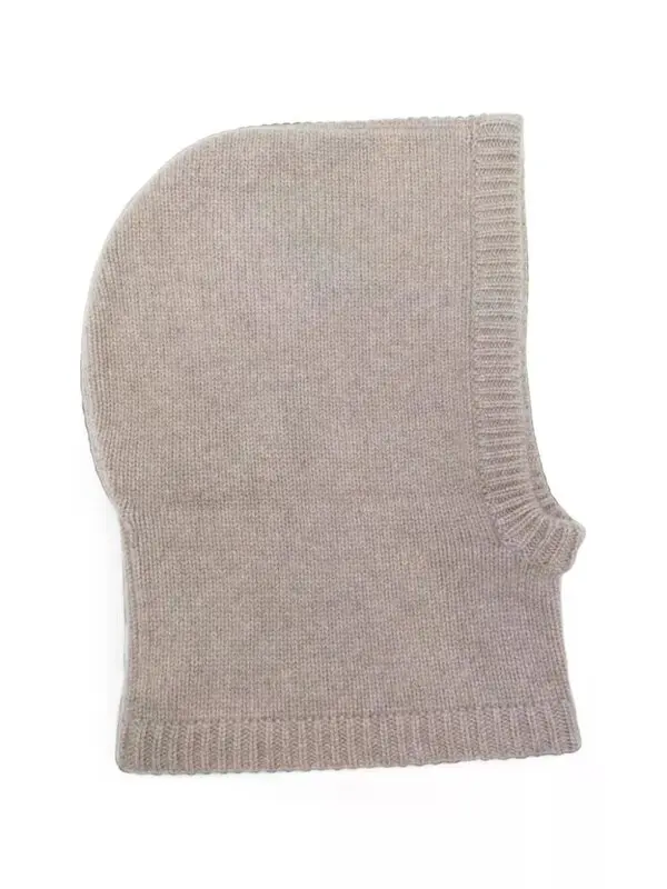 Soft Goat Ribbed-knit Cashmere Balaclava