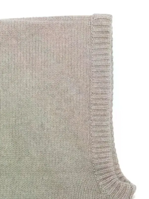 Soft Goat Ribbed-knit Cashmere Balaclava