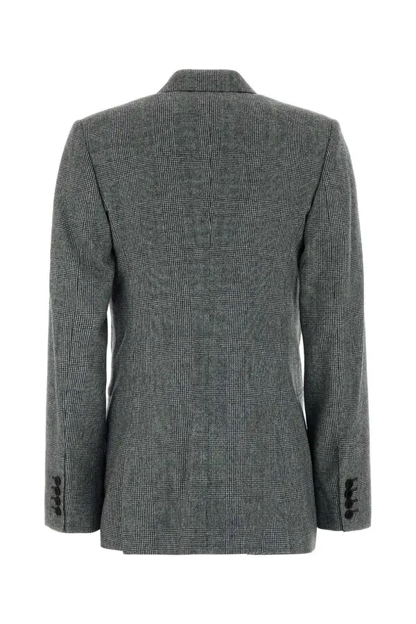 Givenchy Embroidered Flannel Blazer