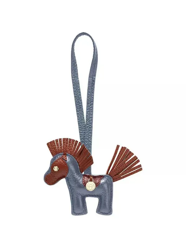 AIGNER Horse-shape Calf Leather Bag Charm