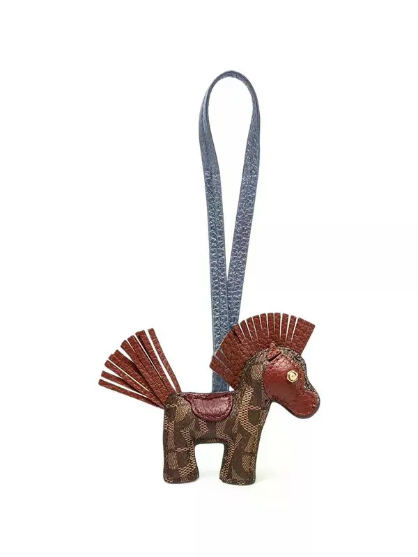AIGNER Horse-shape Calf Leather Bag Charm
