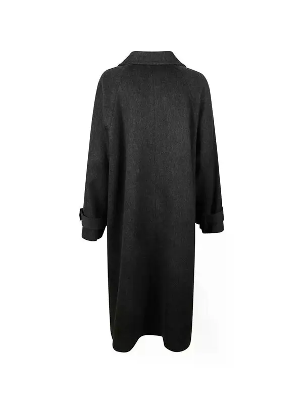 ANAII Balmacan Button-up Raglan-sleeve Coat