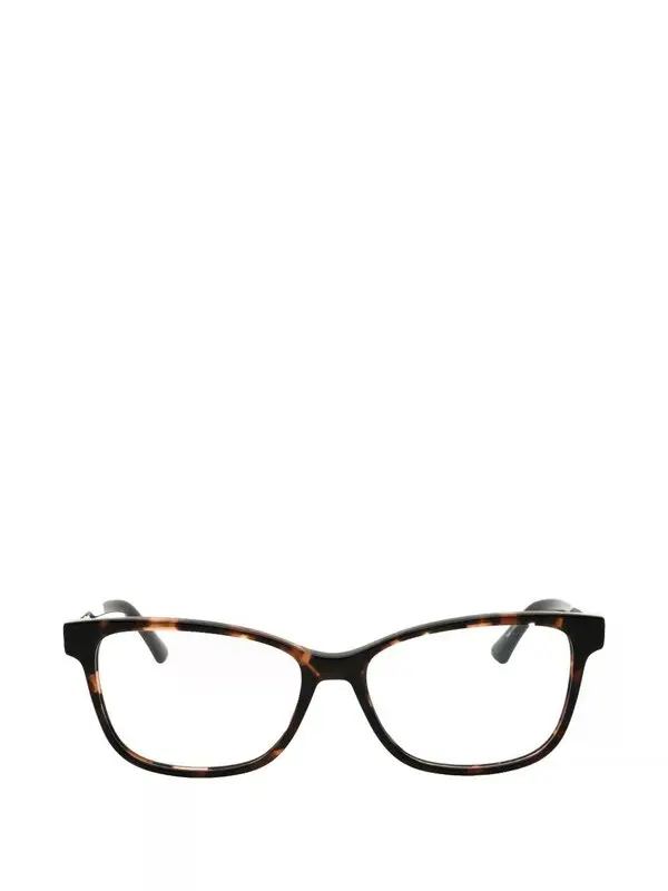Guess Tortoiseshell-effect Square-frame Glasses - Brown