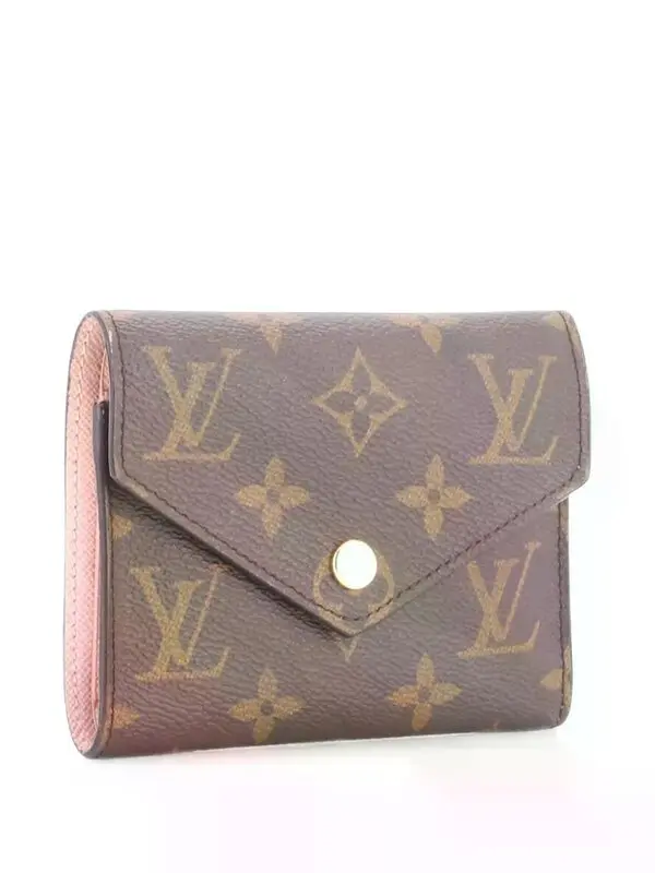 LOUIS VUITTON Victorine Wallet Monogram Canvas Small Wallets