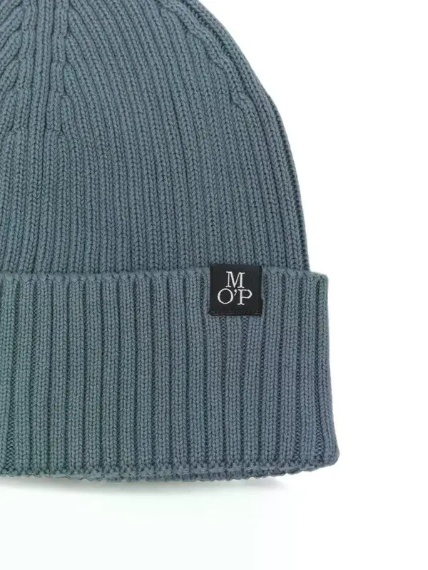 Marc O'polo Ribbed-knit Beanie Hat - Blue