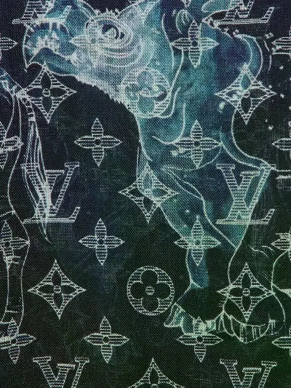 LOUIS VUITTON Monogram Chapman Brothers Scarf