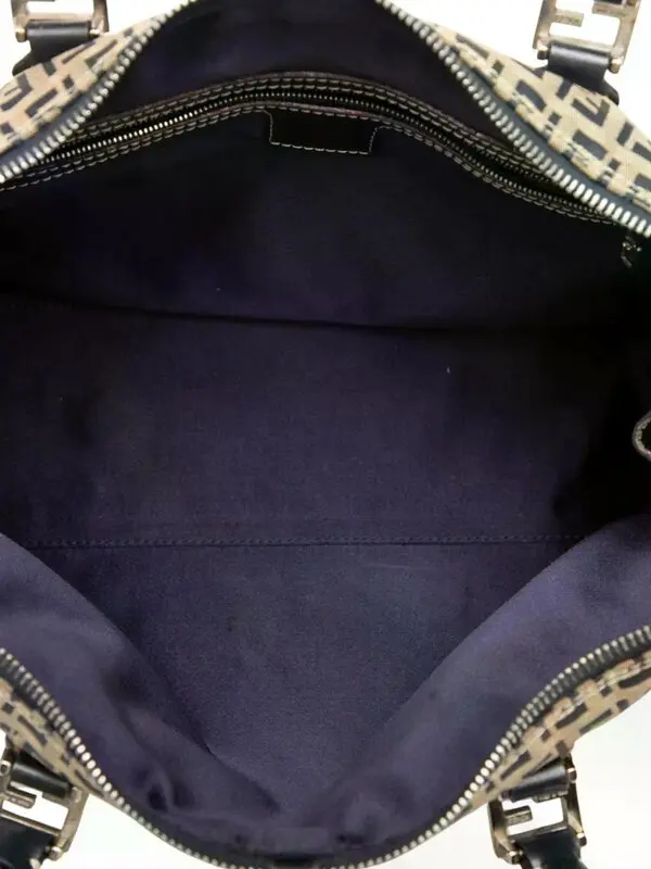 Fendi 20th Century Zucchino Canvas Shoulder Bag