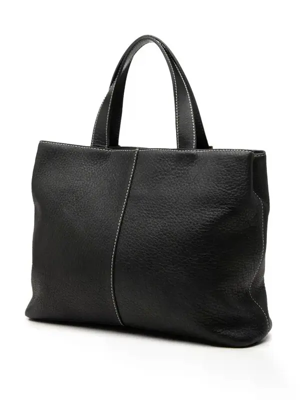 Burberry 2000-2017 Leather Tote Bag