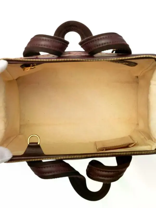 LOUIS VUITTON 2001 Monogram Mini Lin Josephine Pm Handbag