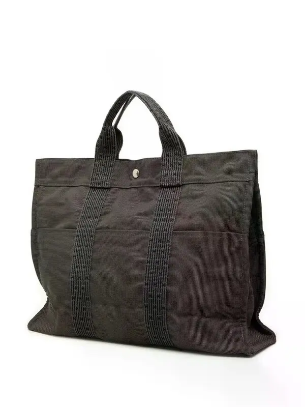 Hermès 2000 Canvas Herline Mm Tote Bag