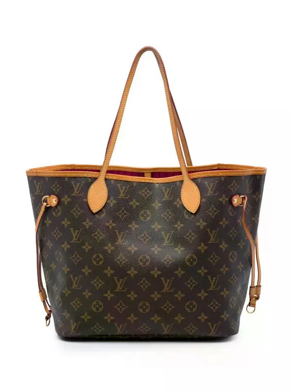 LOUIS VUITTON 2017 Monogram Neverfull Mm Tote Bag - Brown