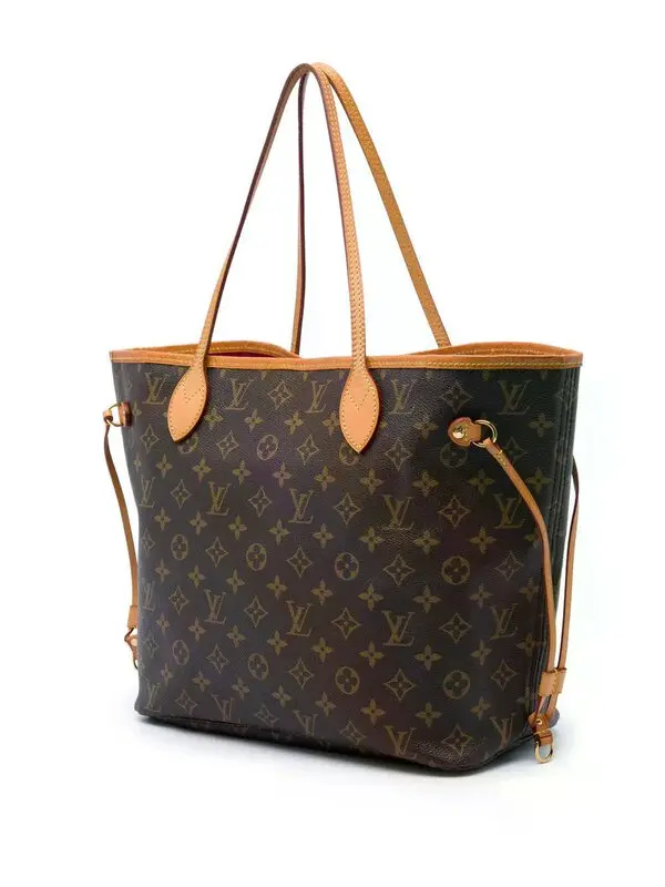 LOUIS VUITTON 2017 Monogram Neverfull Mm Tote Bag - Brown