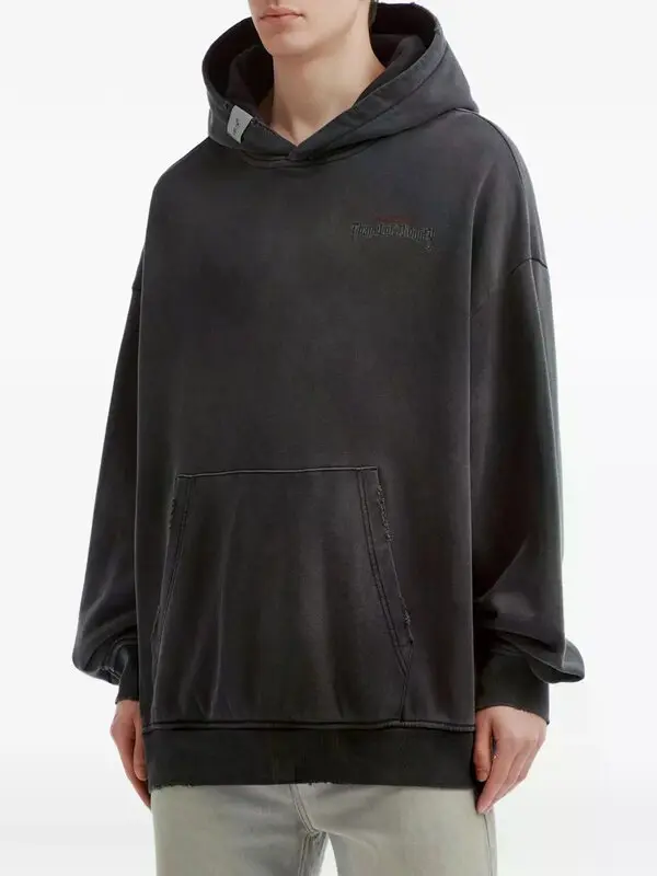 FIVE CM Graphic-print Distressed Hoodie