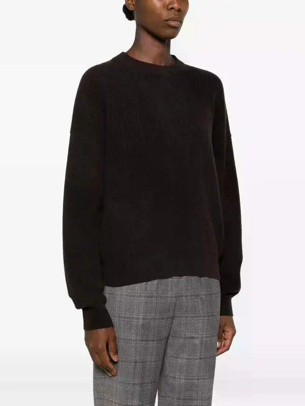 Peserico Ribbed-knit Embellished Sweater