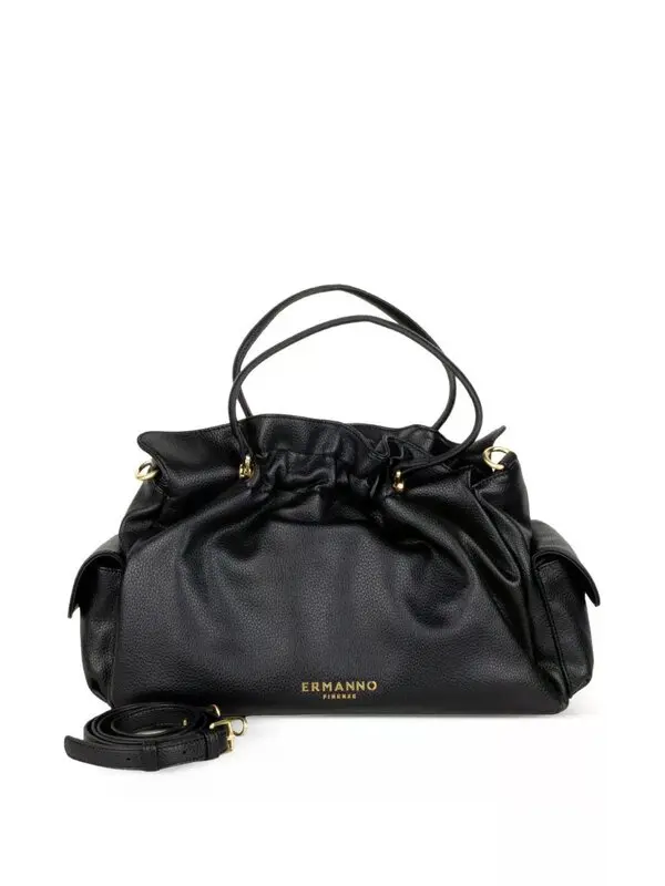ERMANNO FIRENZE Logo-plaque Gathered Clutch Bag