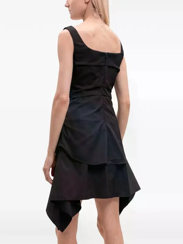 Alexander McQueen Asymmetric Layered Mini Dress