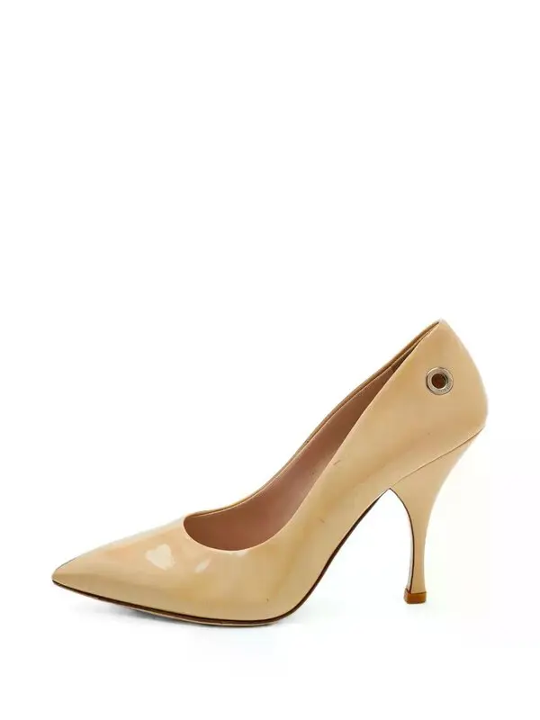 Miu Miu Pointed-toe Patent Leather Pumps