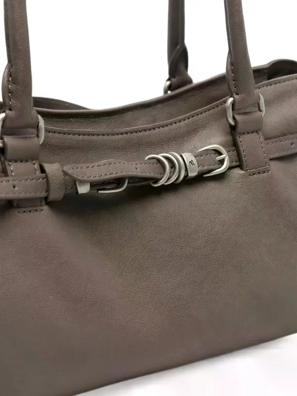 MARGESHERWOOD Buckle-detail Leather Shoulder Bag