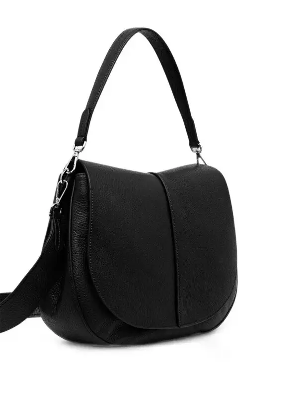GIANNI CHIARINI Large Helena Round Leather Shoulder Bag
