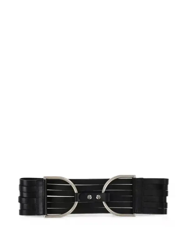 Vaquera Fringe-detail Leather Belt