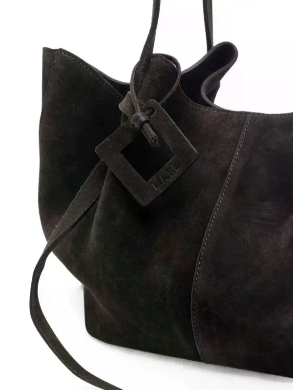 D.a.t.e. Suede Knotted-detail Shoulder Bag