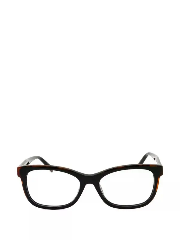 Missoni Tortoiseshell-effect Rectangle-frame Glasses