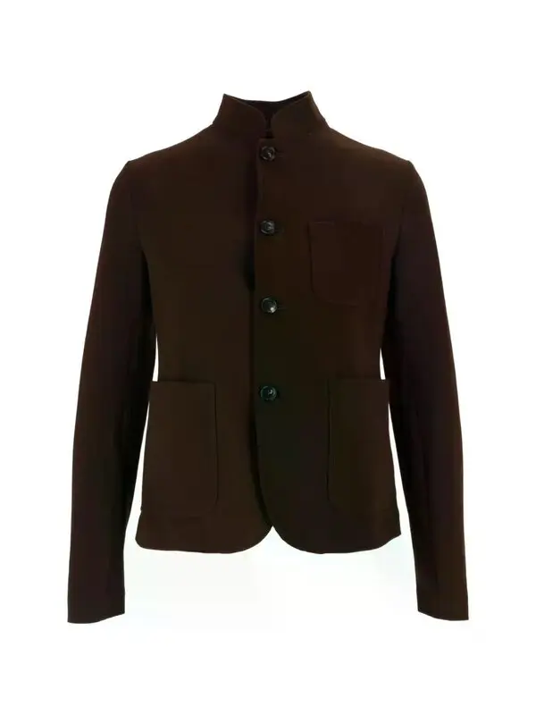 CIRCOLO 1901 Four-button Slim-fit Jacket - Brown