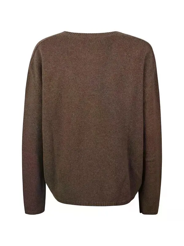 BEYOU Crew-neck Long-sleeved Sweater